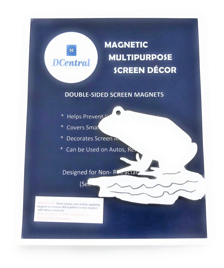 DCentral FROG Screen Magnet: Double-Sided Décor; For Non-Retractable ...
